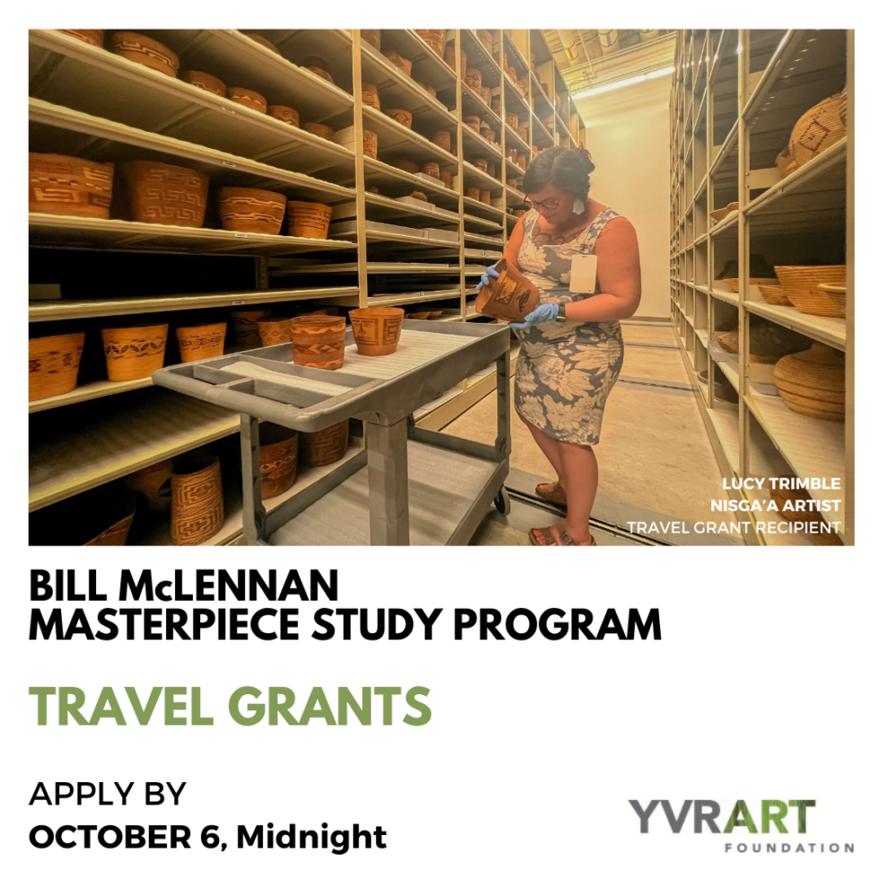 YVR Art Foundation | Opportunities For BC & Yukon Indigenous Artists
